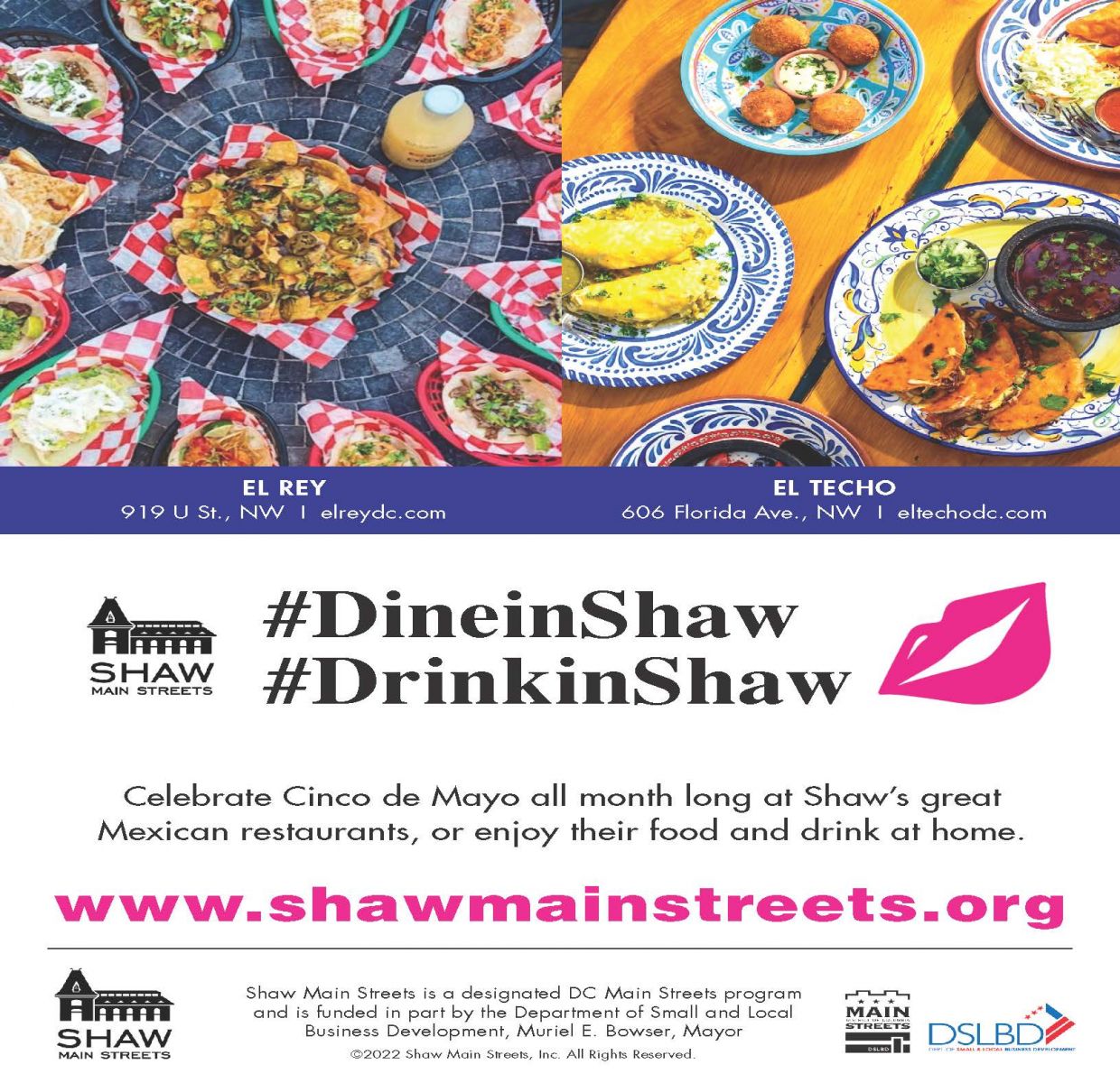 Celebrate Cinco de Mayo in Shaw, All Month Long!